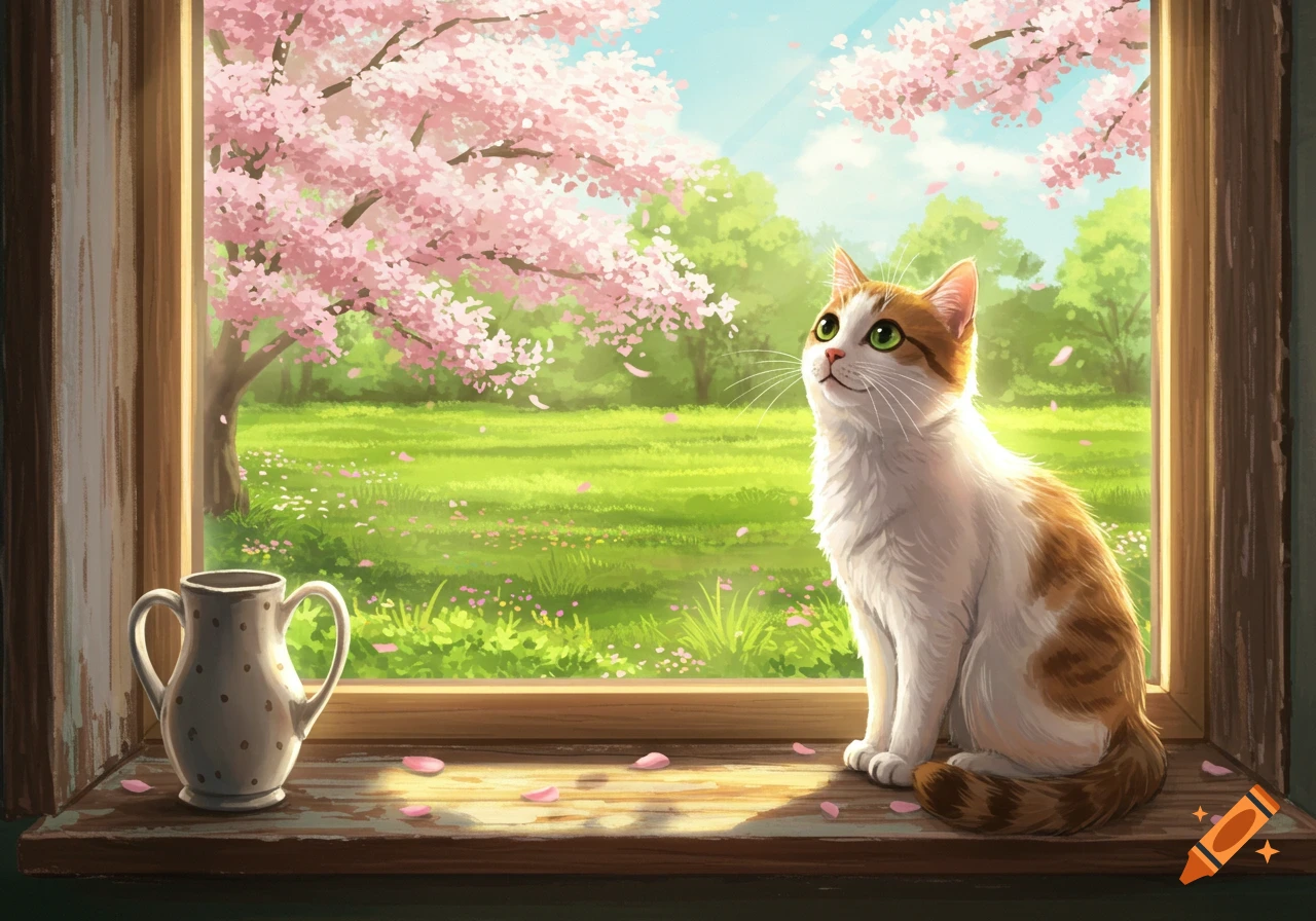 Six diverse cats, including black, tabby, white, gray, and beige ...