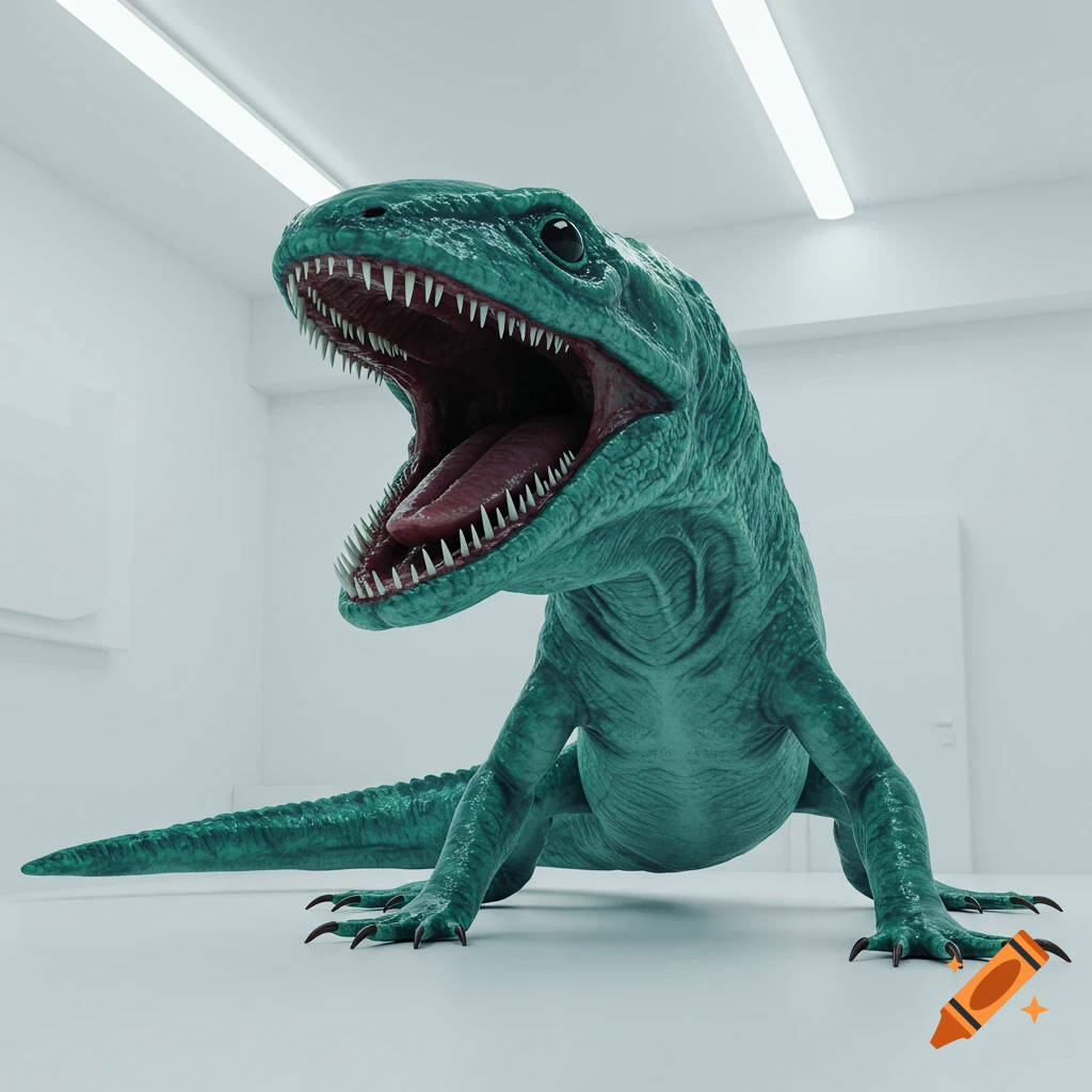 Sketchfab+dinosaur created on Craiyon