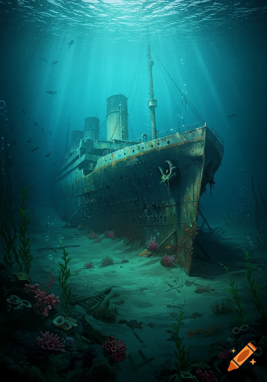 Underwater images created on Craiyon