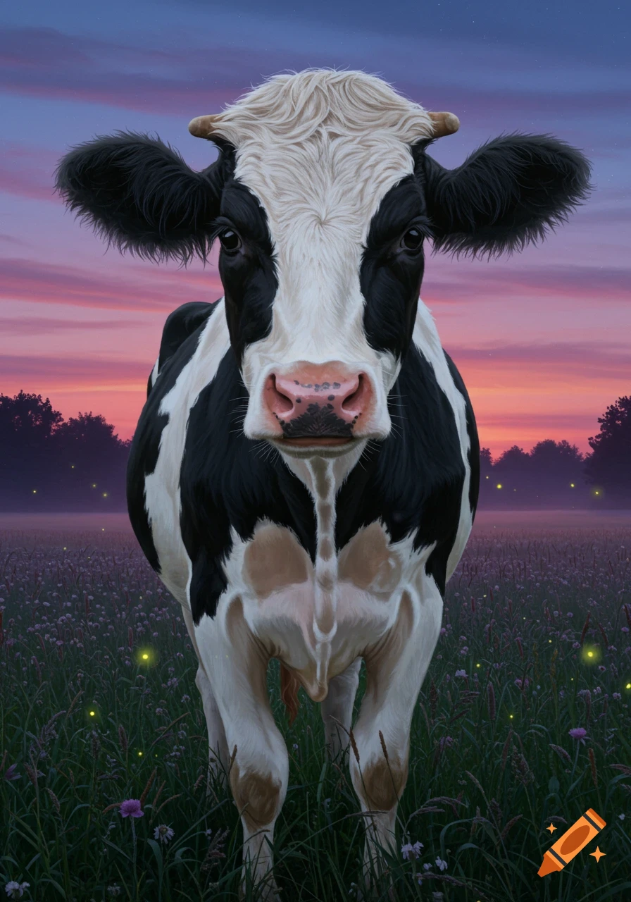 Cow+skull+paintings created on Craiyon