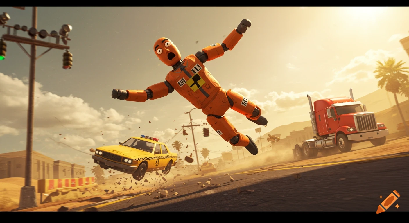 A smiling elderly woman in a vintage parachute suit and aviator goggles ...