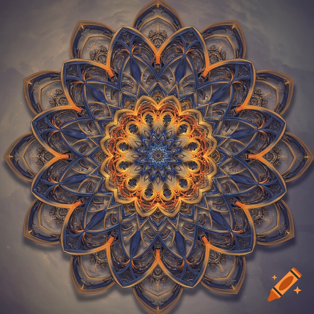 Tessellation of an 11-sided polygon on Craiyon