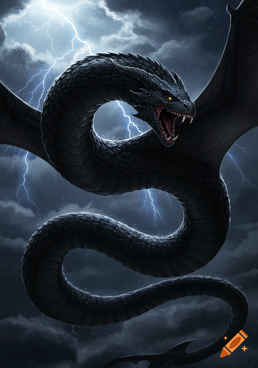 A gothic vampire woman with wild hair and glowing red eyes emerges from ...