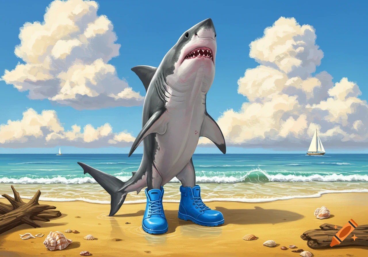 Megalodon+monster+c created on Craiyon