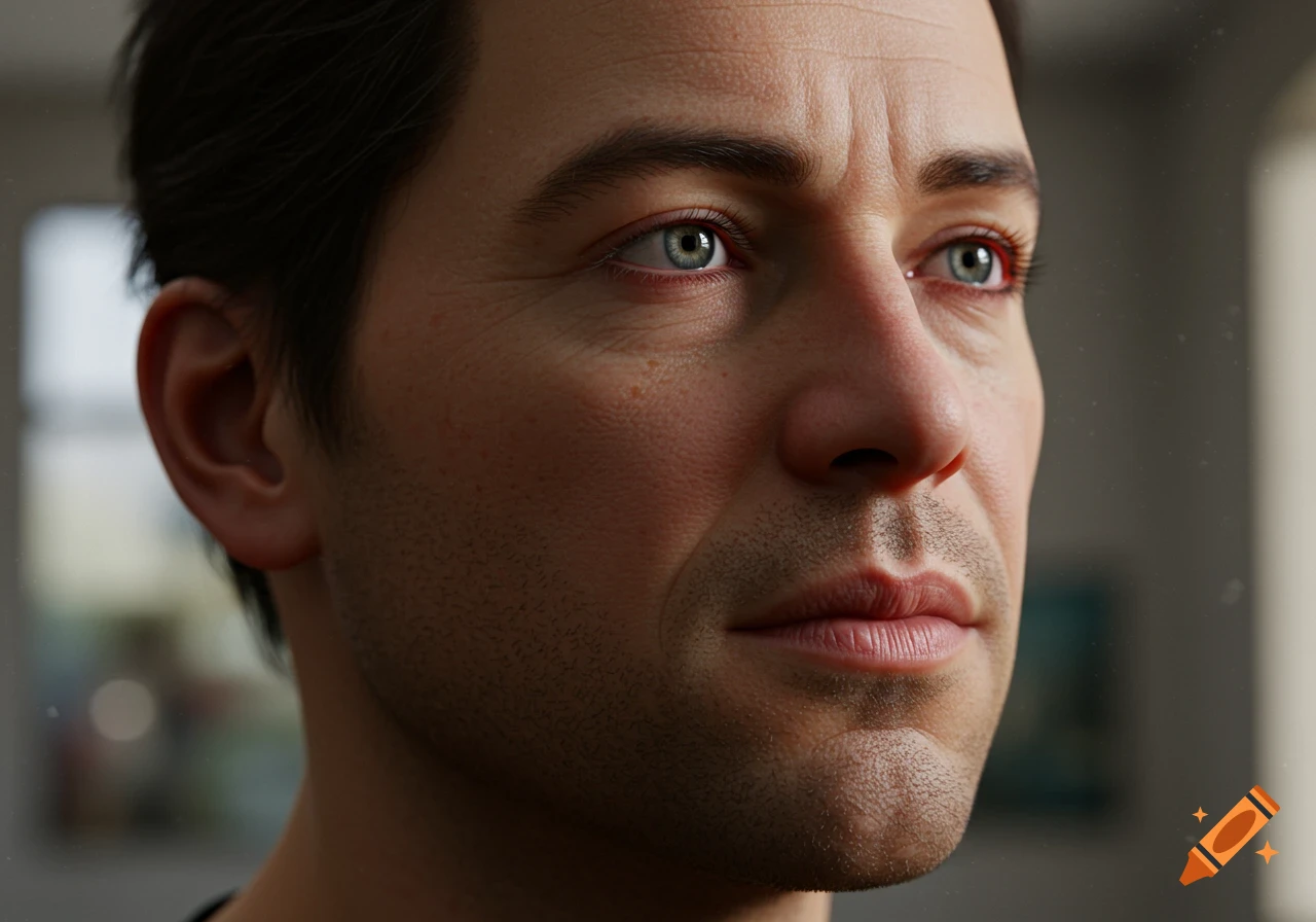 Brainrot+face+man created on Craiyon