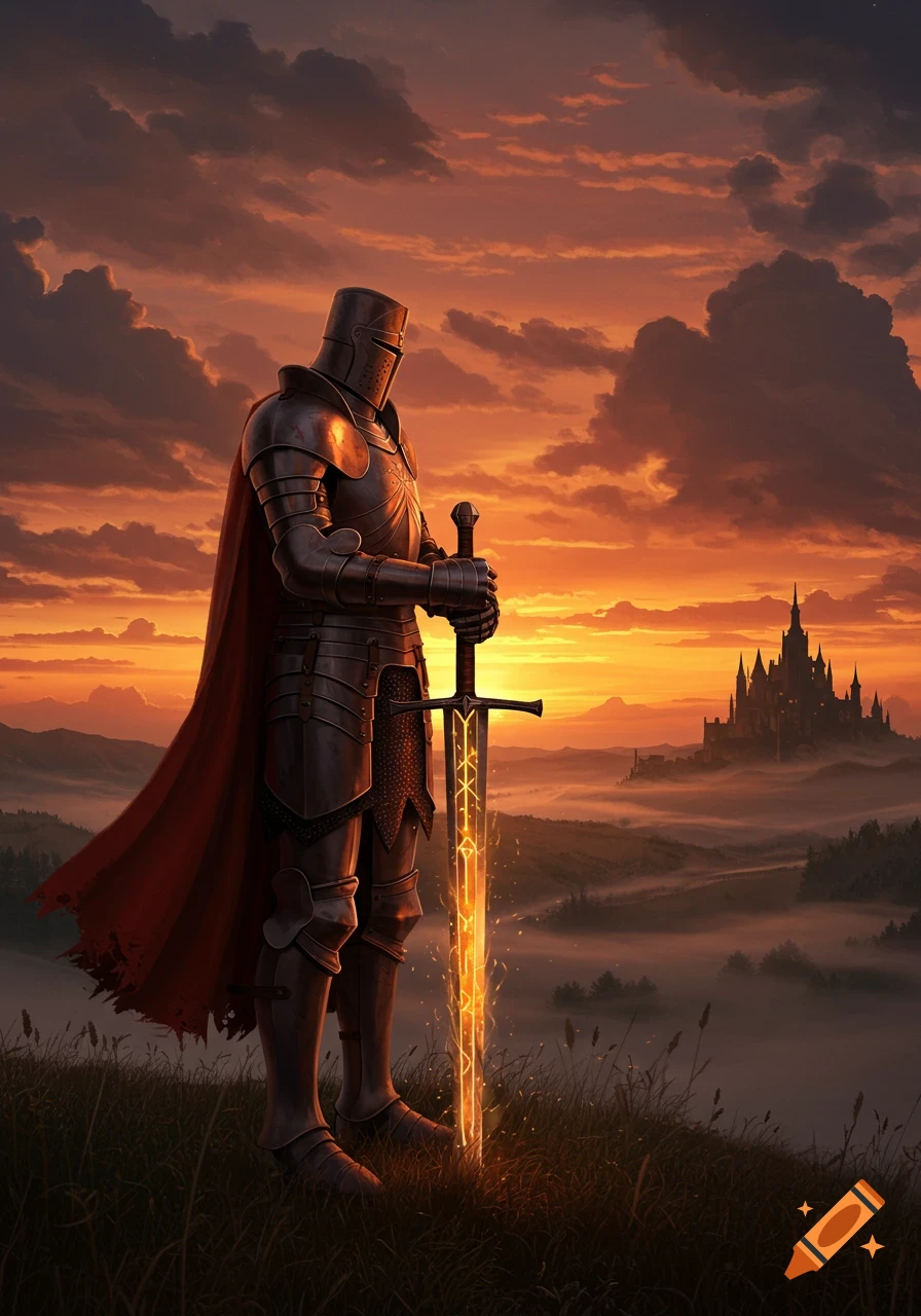 Rock+knight created on Craiyon