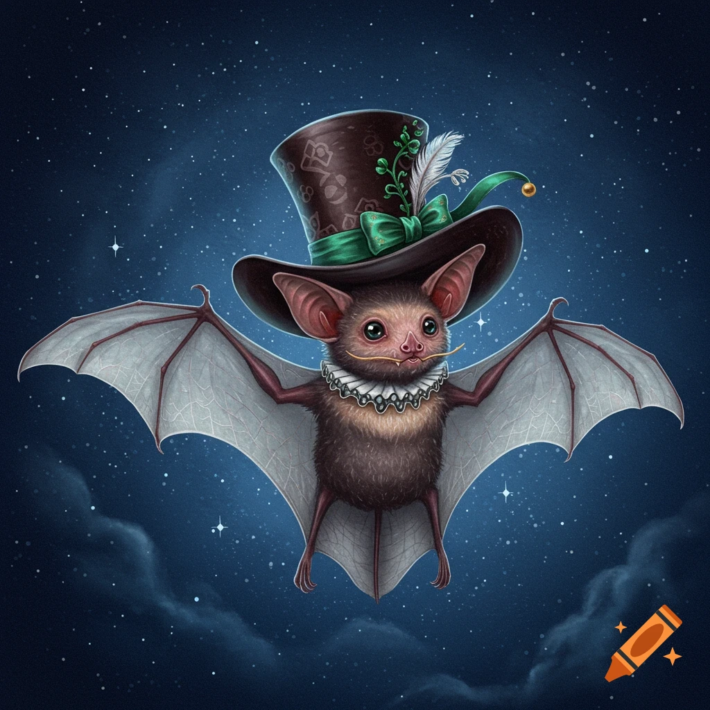 Spectral+bat+cartoon created on Craiyon
