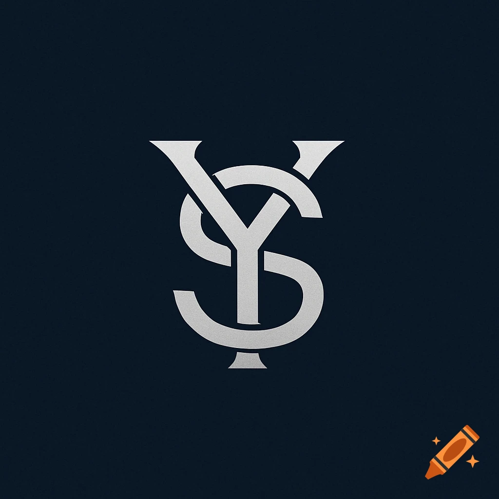 Silver embossed monogram with intertwined letters G, B, W, B and the ...