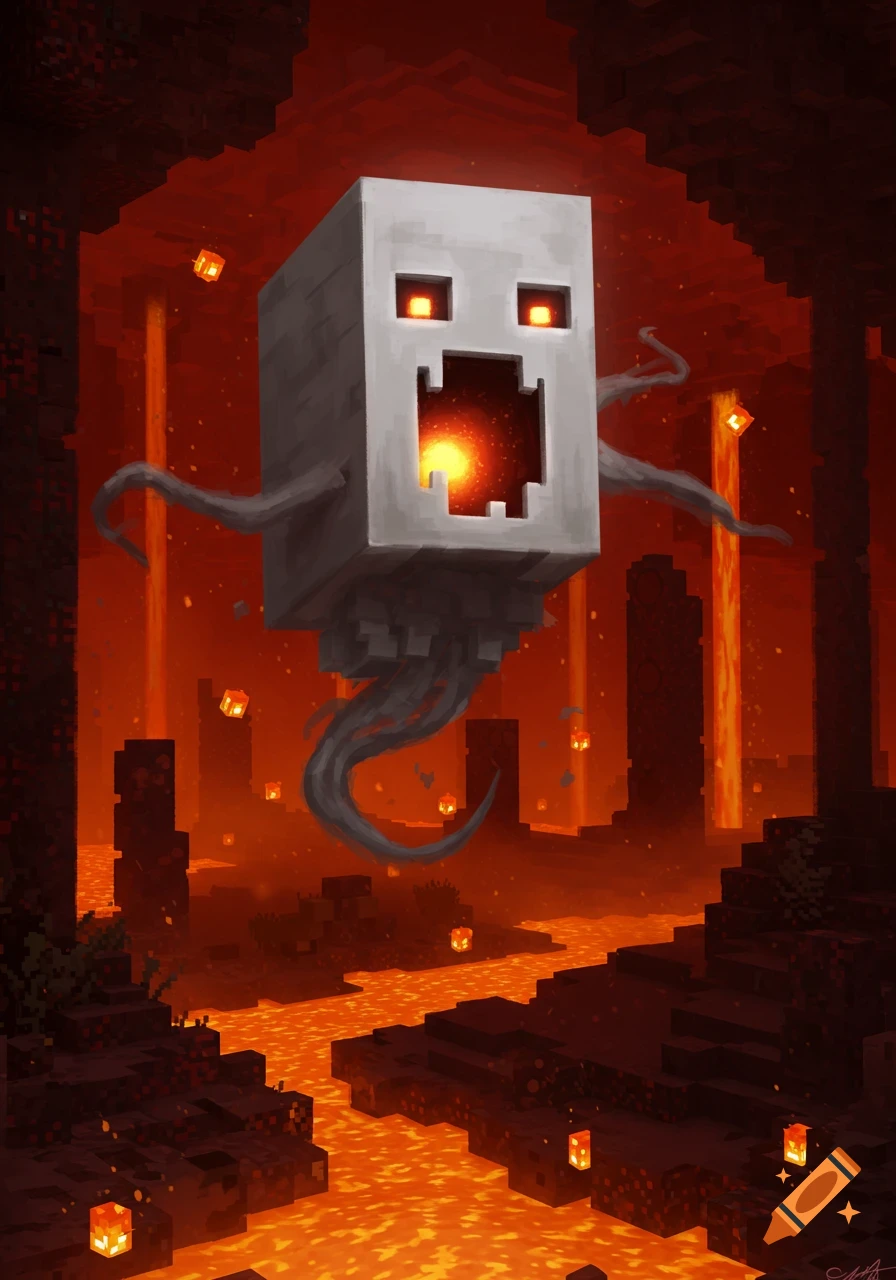 Minecraft-style isometric art of a character holding a pickaxe on a ...