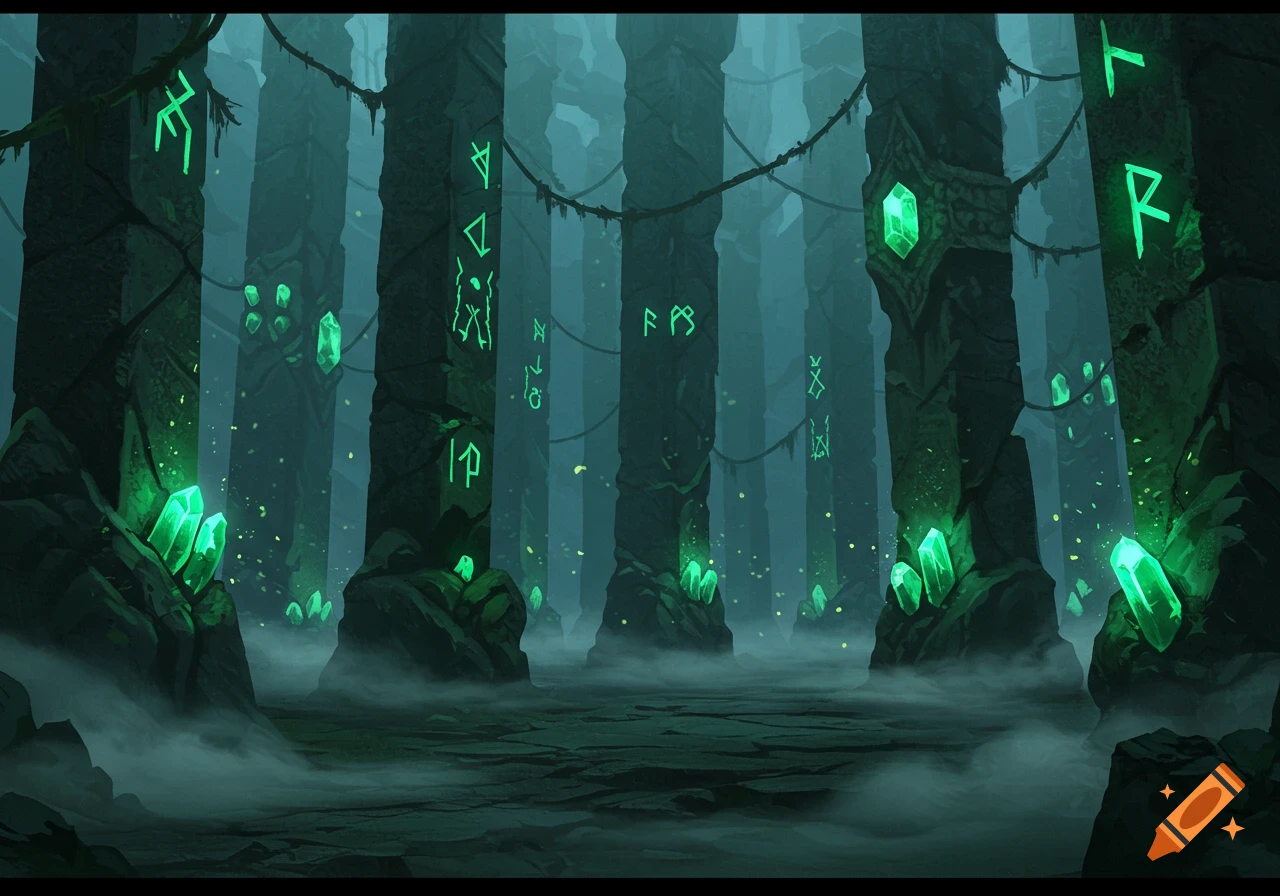 A dark, blocky Minecraft End biome with tall obsidian-like pillars ...