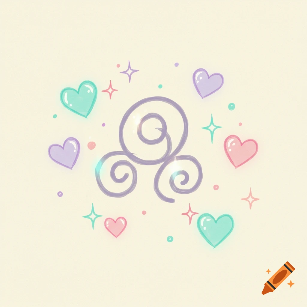 Purple+and+teal+ribbon created on Craiyon