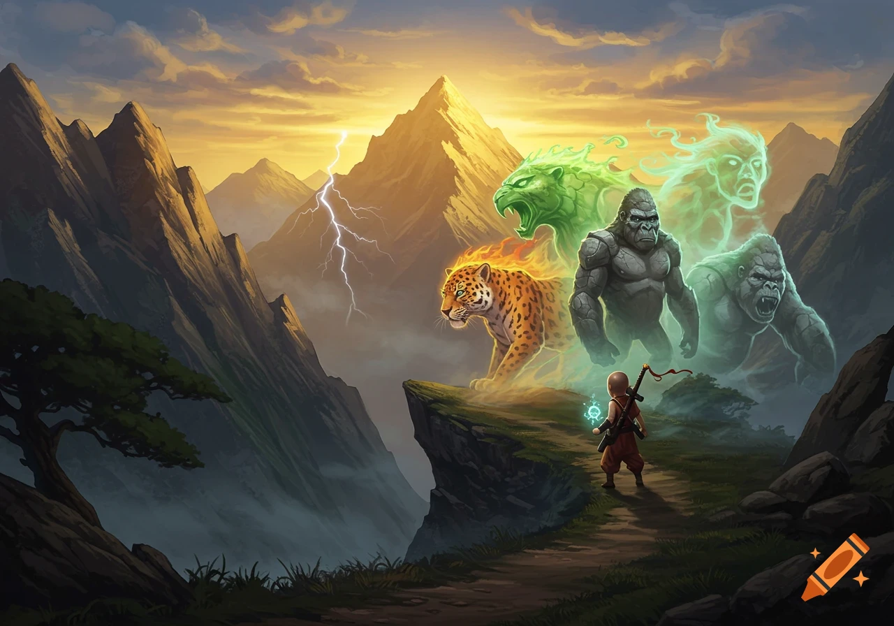 Giant+ape+dnd created on Craiyon