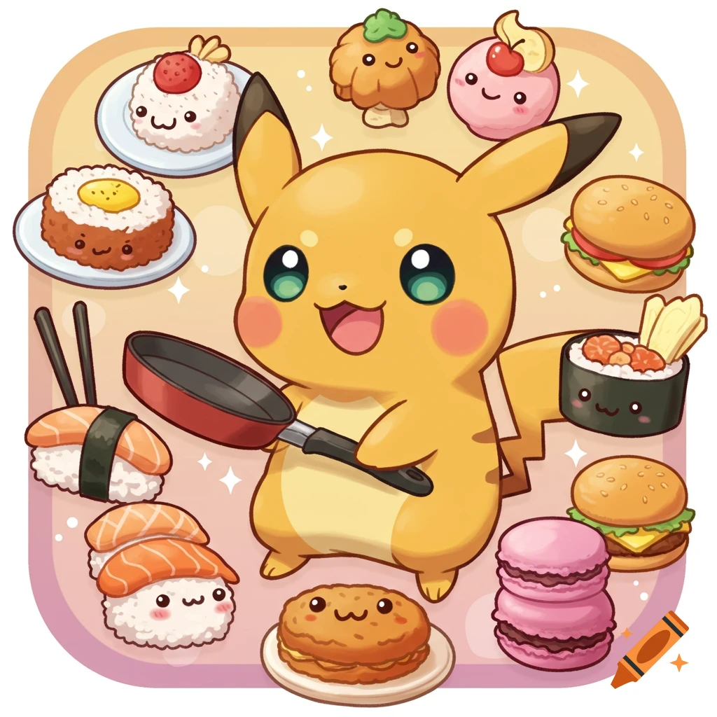 Pokemon+food++deviantart created on Craiyon