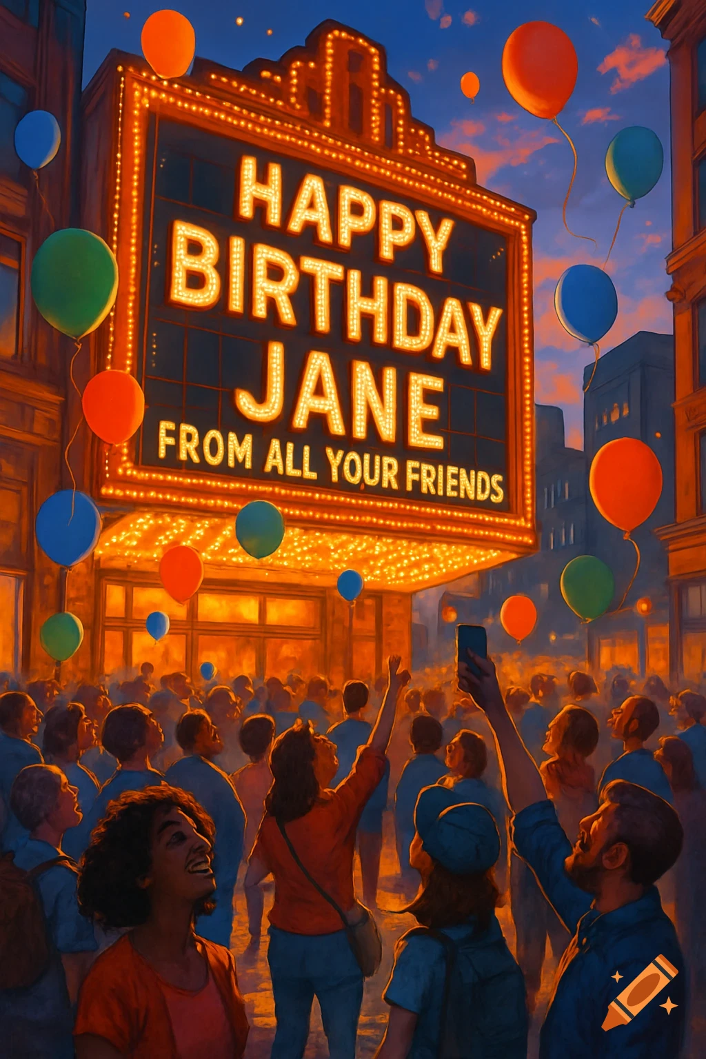 Vibrant New Year's celebration illustration with 'HAPPY NEW YEAR' text ...