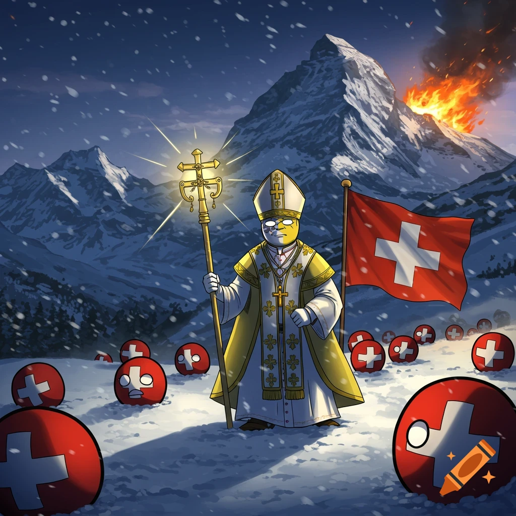 Cartoon of USA countryball in gold crown on blue throne and Mexico ...