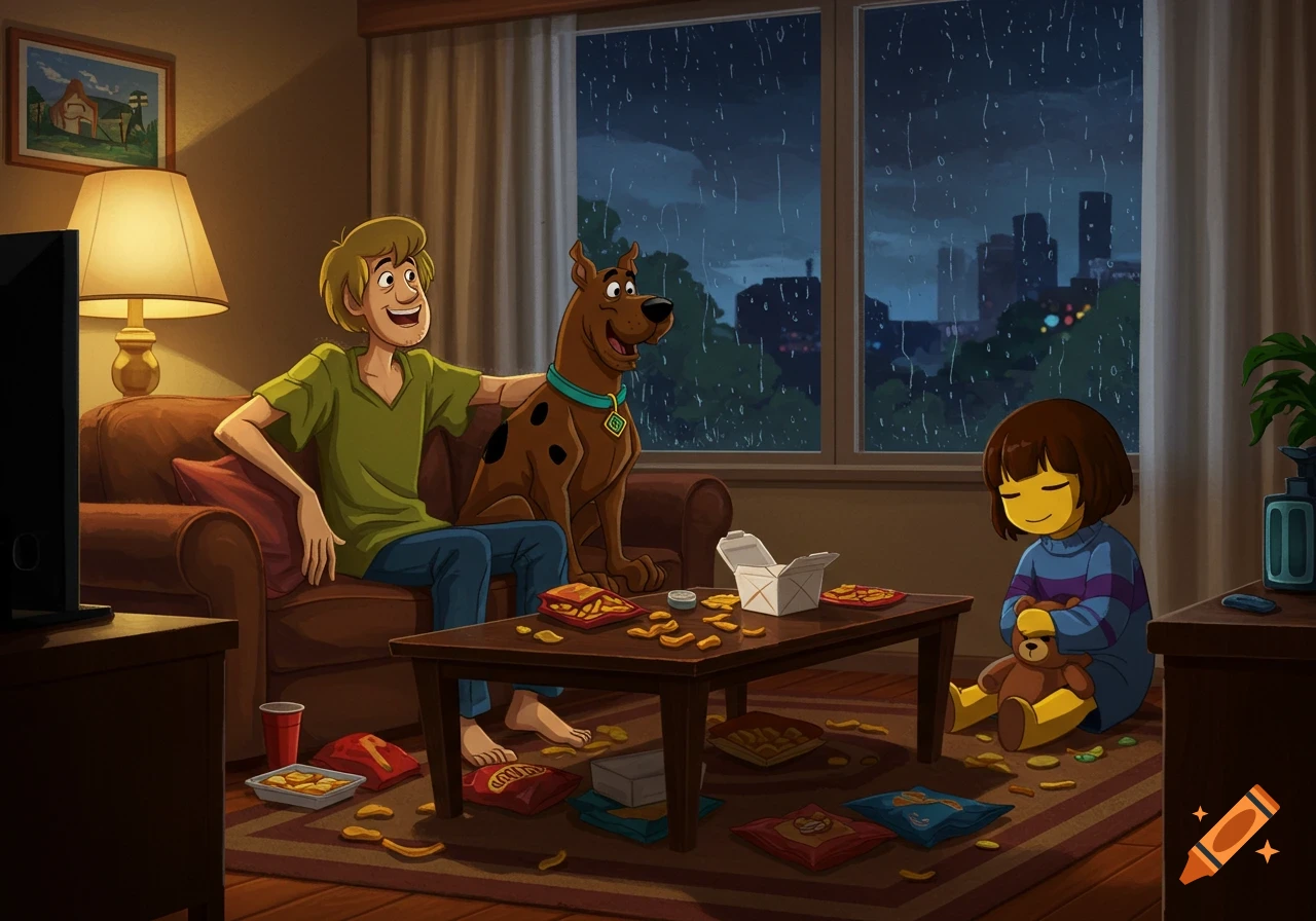 Scooby Doo+bee created on Craiyon