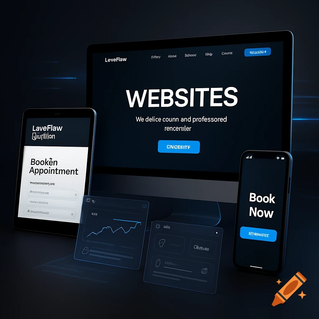 Website Ui created on Craiyon