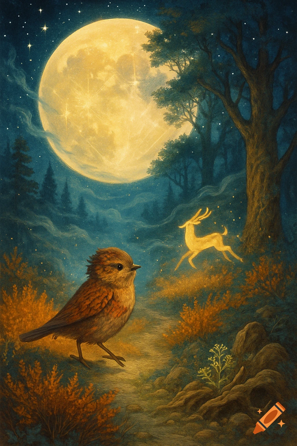 A whimsical illustration of a black cat in a red scarf riding a bicycle ...