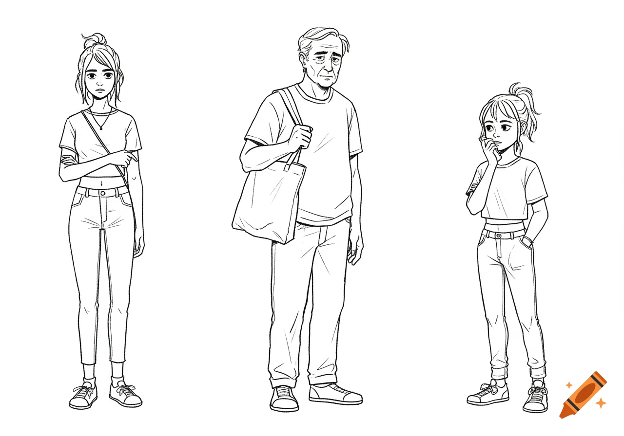 Character+border created on Craiyon