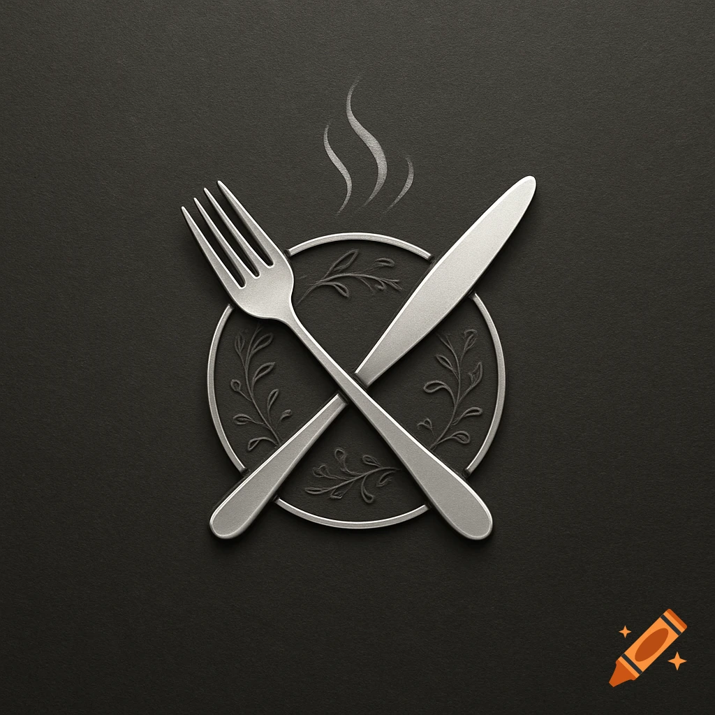 Lithography-style logo for "Beau Zeste food club" with bacon, oyster ...