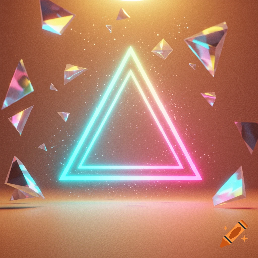 Rainbow colored plastic pellets on Craiyon