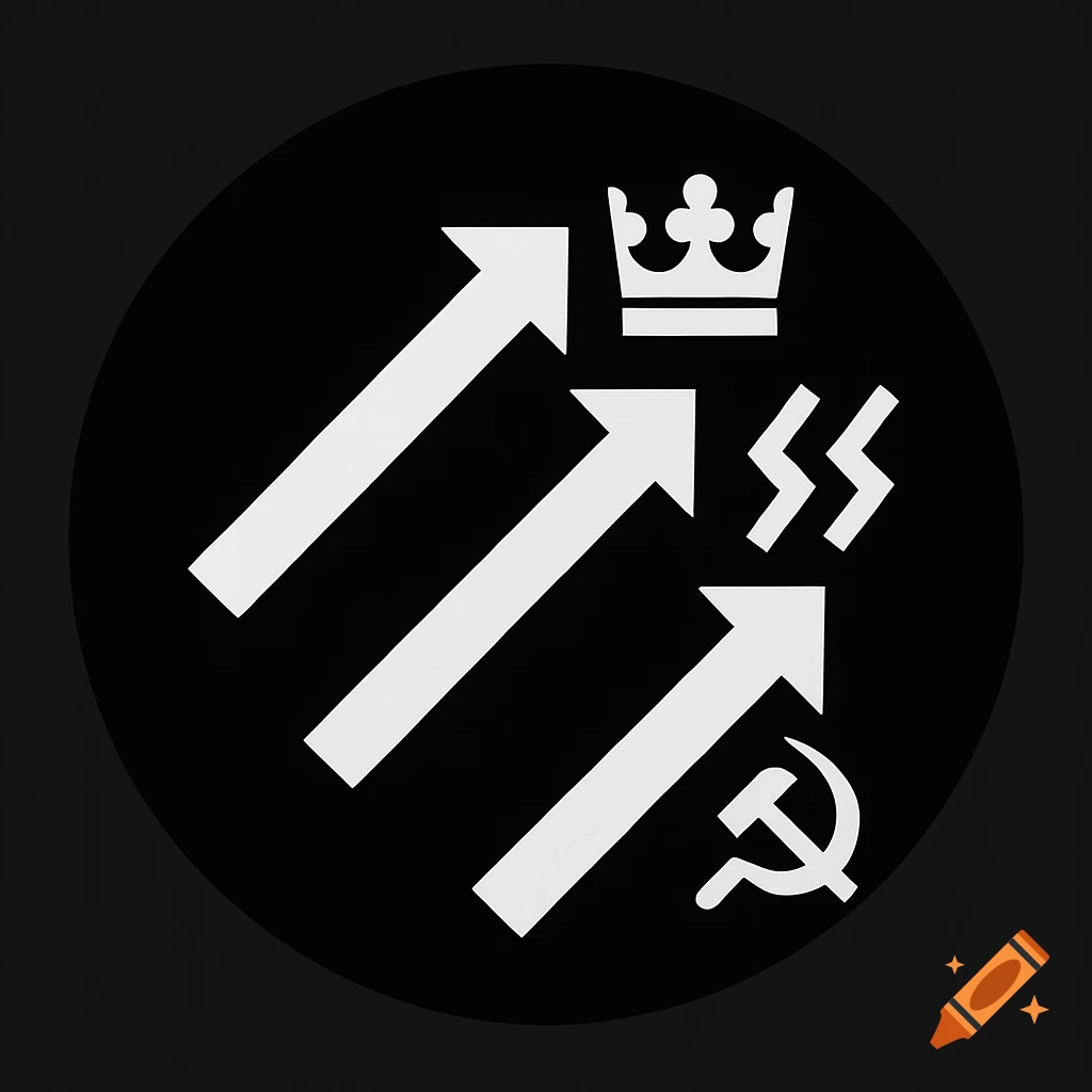 A pixel art icon featuring a shield divided in white and black, flanked ...