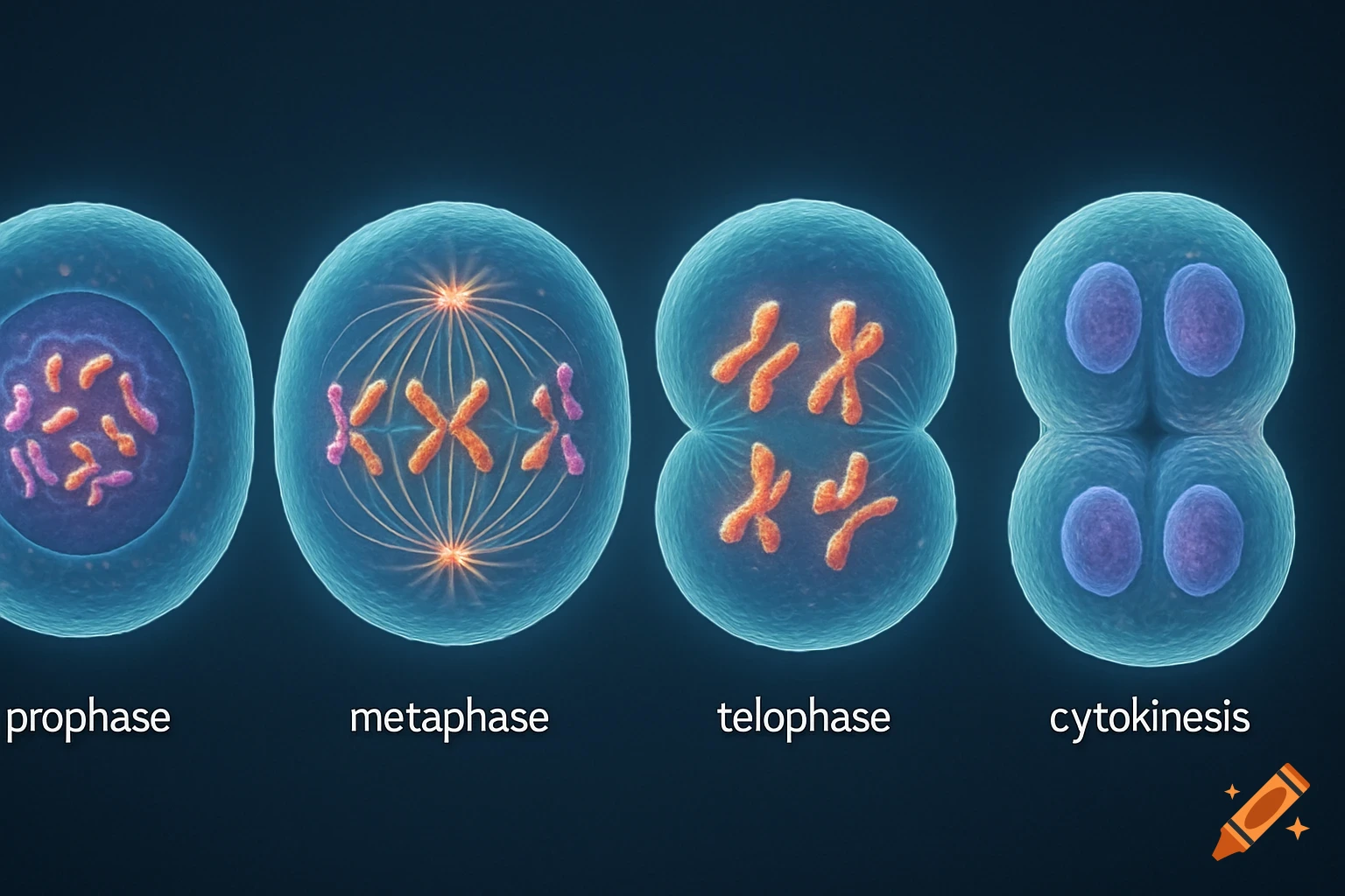 A vibrant scientific illustration depicting cellular energy transfer with mitochondria, ATP ...