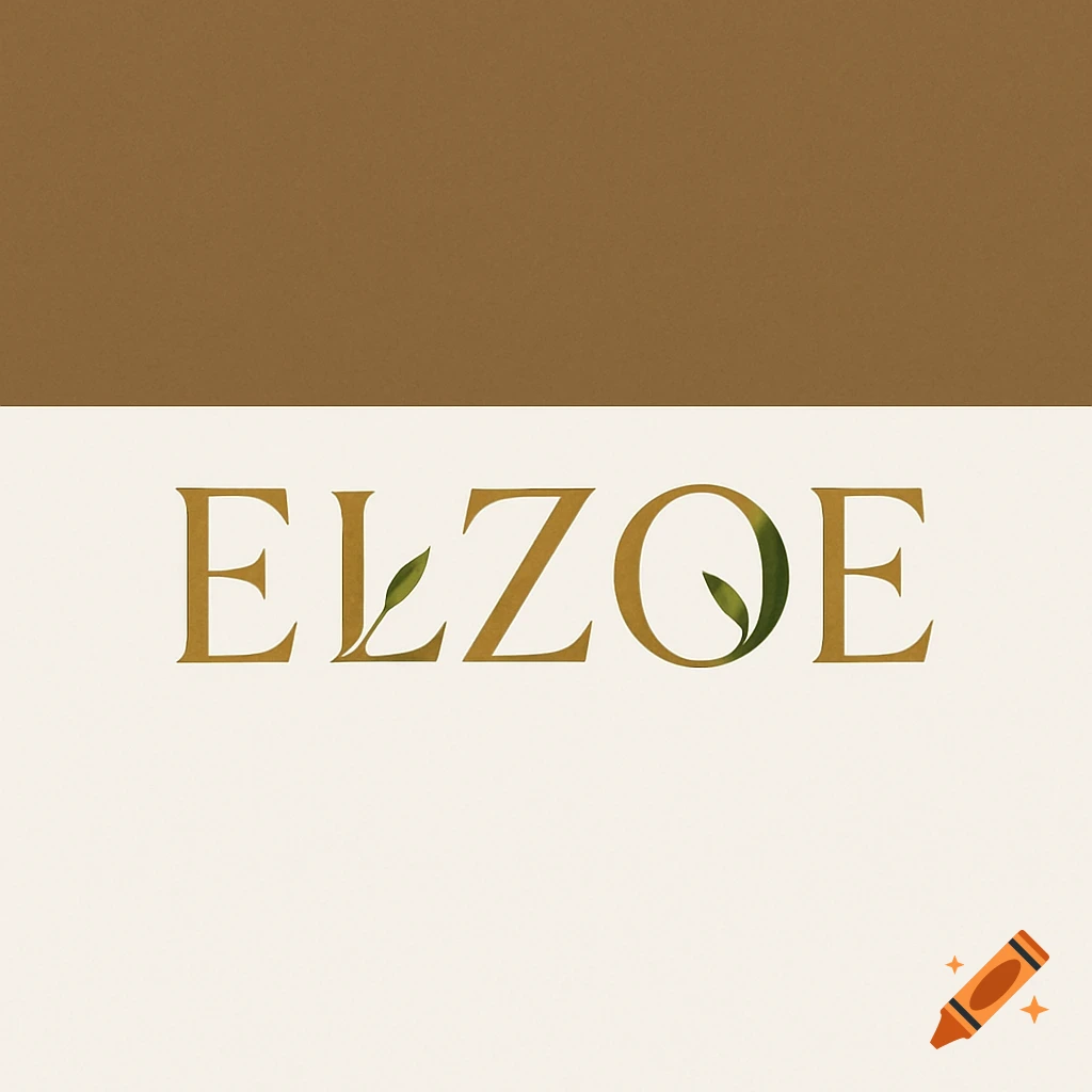 A luxurious gold perfume logo on a dark gradient background, featuring ...