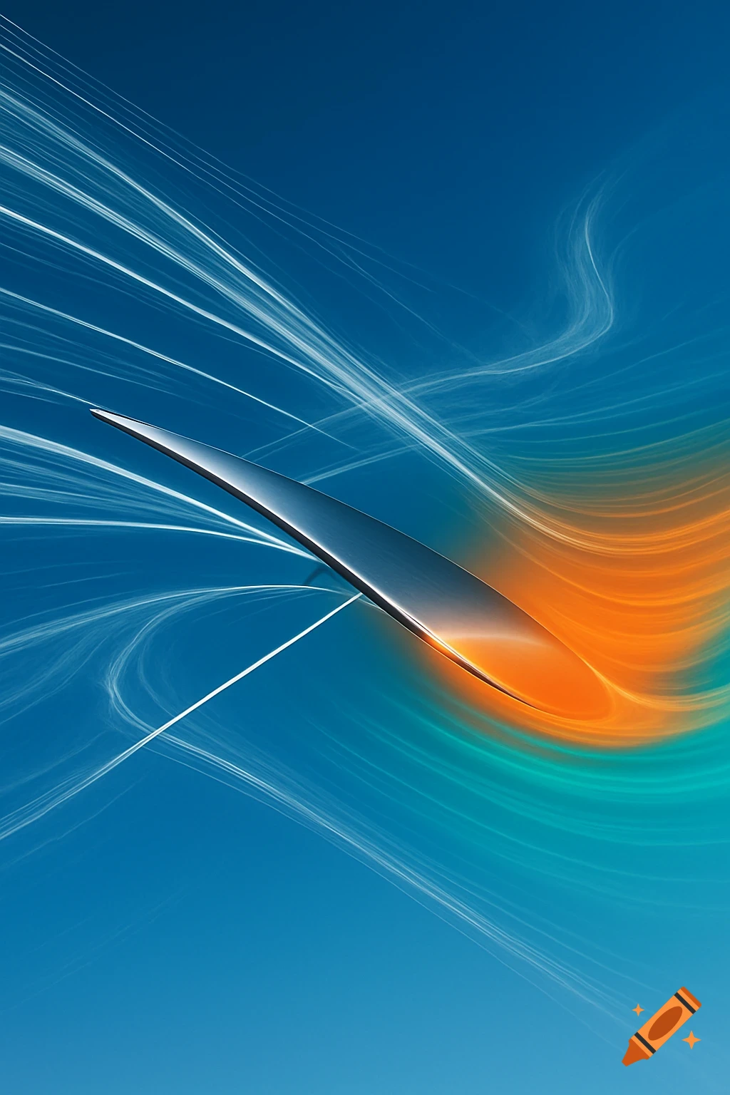 Abstract wavy pattern with warm orange, yellow, and magenta colors over ...