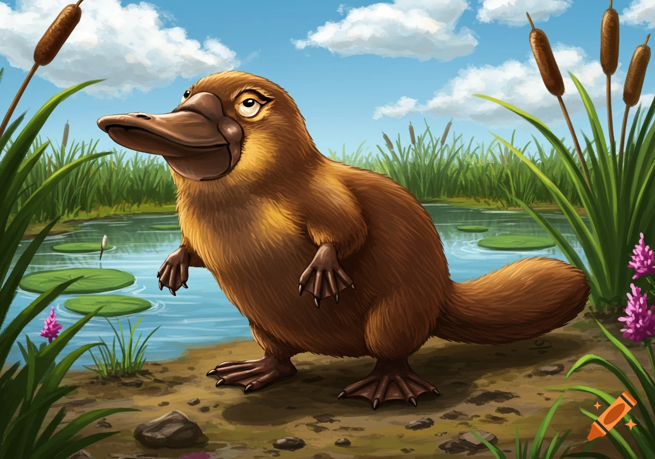 Scary+otter+drawing created on Craiyon