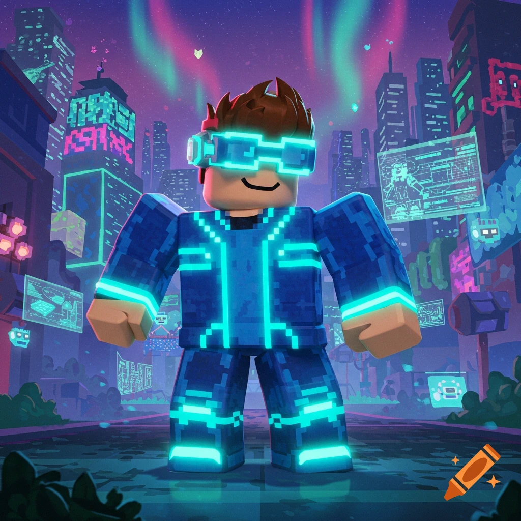 Allernate+roblox+avatar created on Craiyon