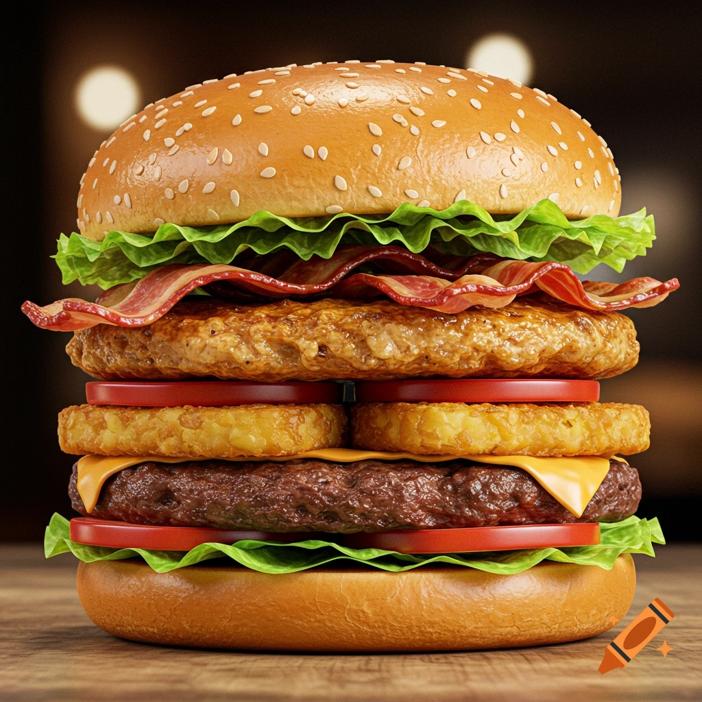 Photorealistic product photo of a shawarma wrap filled with meat ...