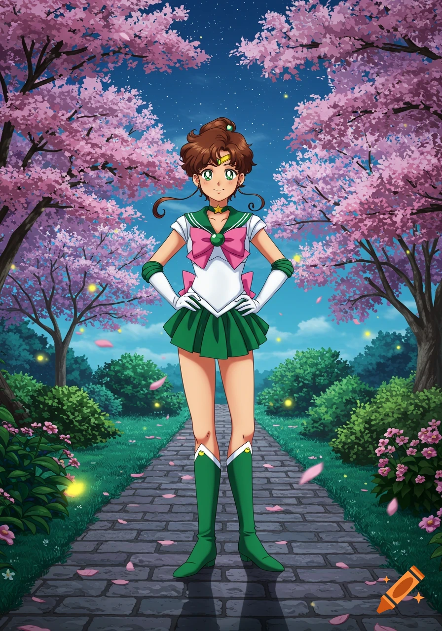 Anime-style Sailor Moon making a silly face with her tongue out ...