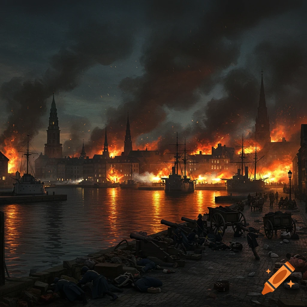 Saint-Malo city with fort, beach, and detailed city walls from late ...