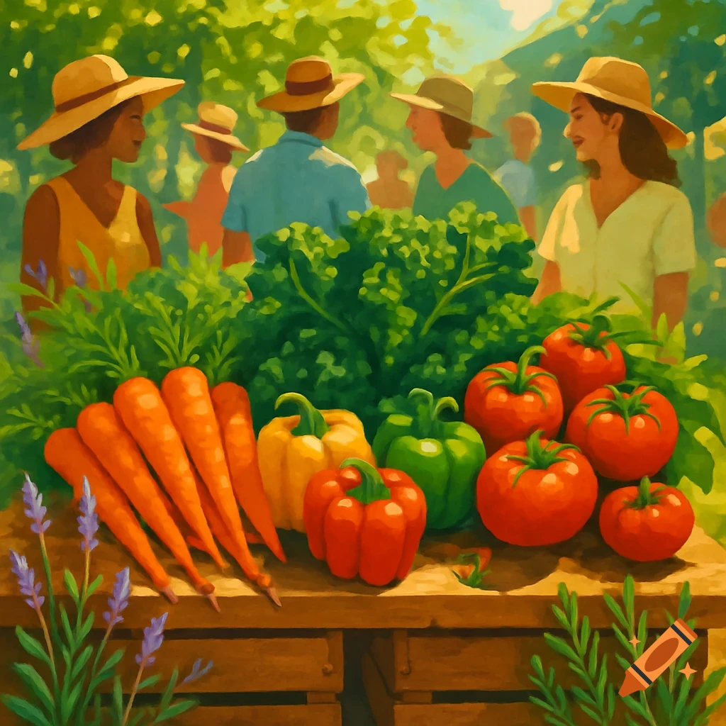 Medieval woodcut of a peasant caring for cannabis plants on Craiyon