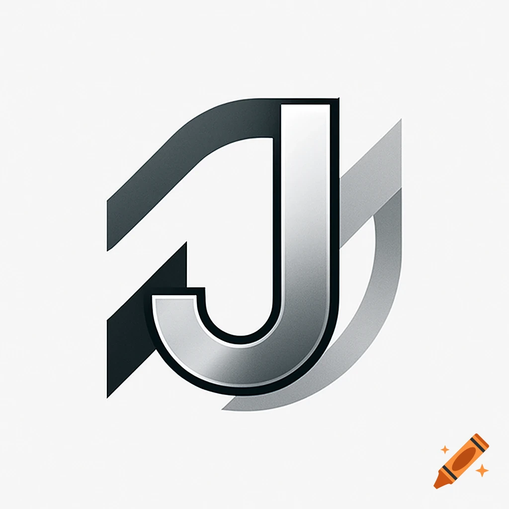 Minimalist silver 'CU' initial logo, intertwined and sleek, on a dark ...