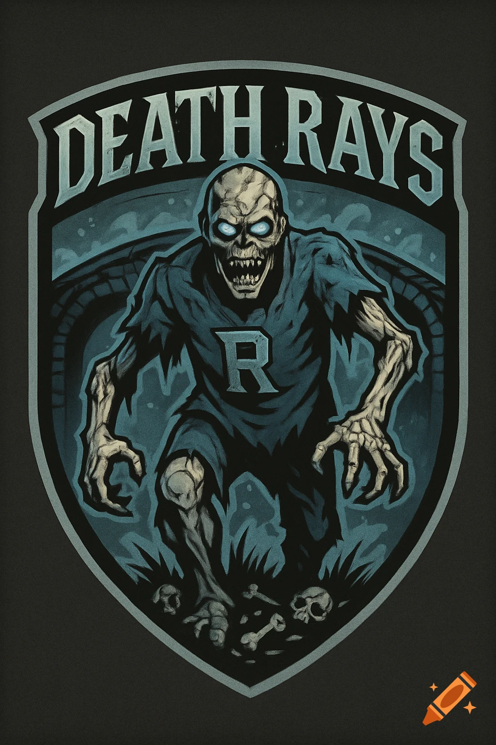 A logo for the fantasy hockey team 'Styrofoam Smokers', featuring a ...