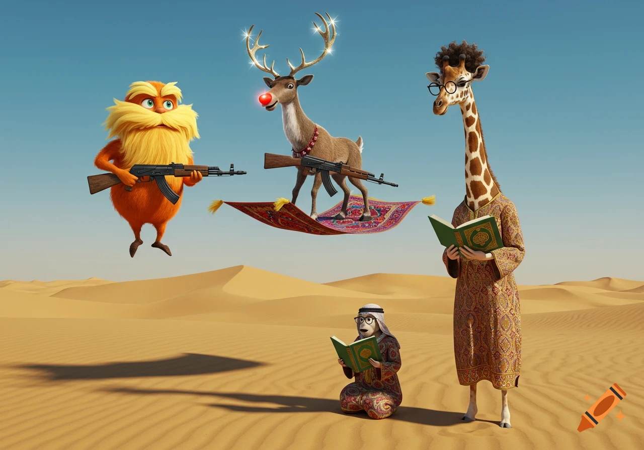 2.5d Animation created on Craiyon