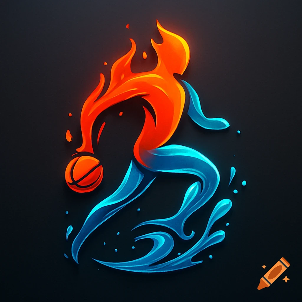 Free+vector+fire+and+water+infinity+logo created on Craiyon