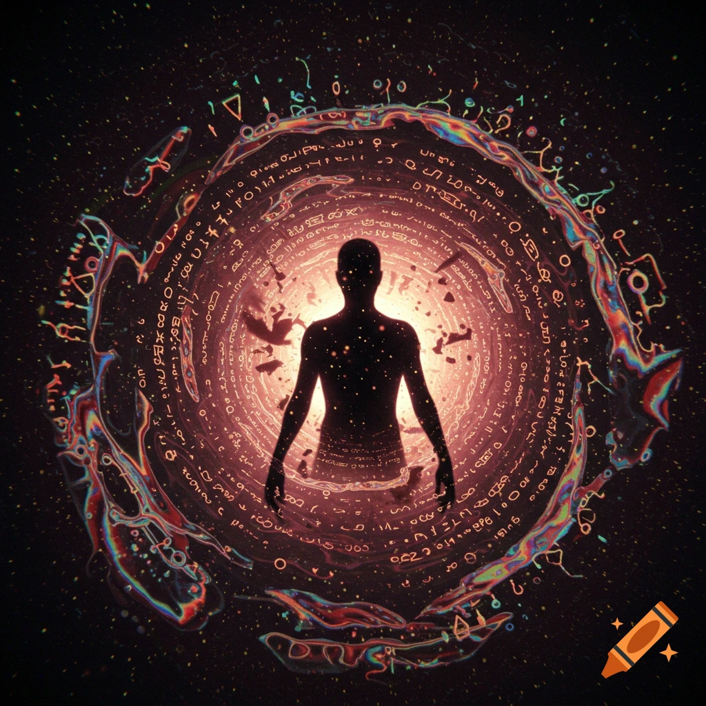 Man+background created on Craiyon