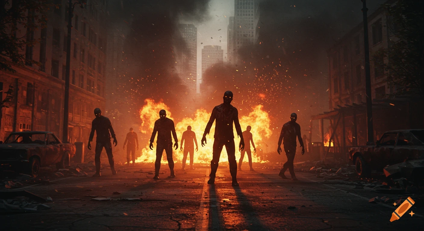 A cartoon bear resembling Ranger Smith leads other armed bears through ...