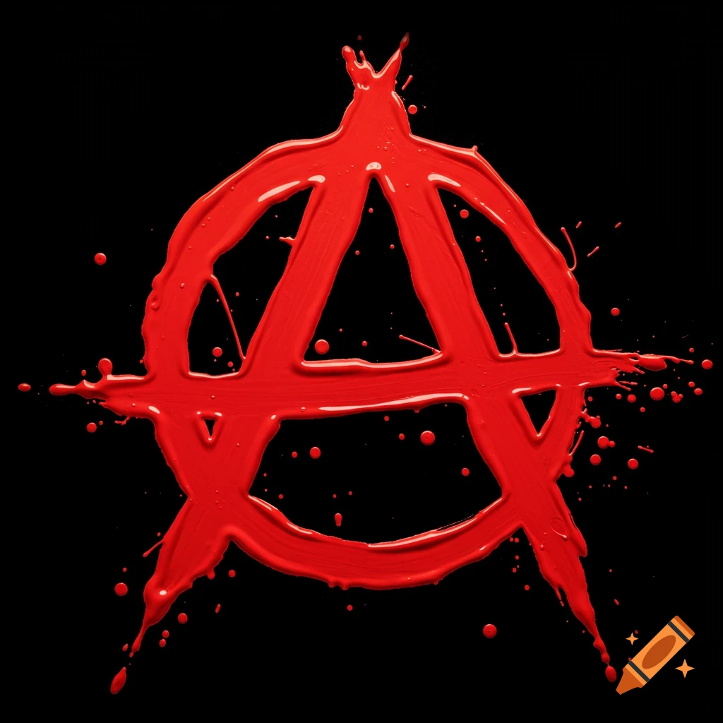 Red neon Lambda symbol glowing on a black background. on Craiyon