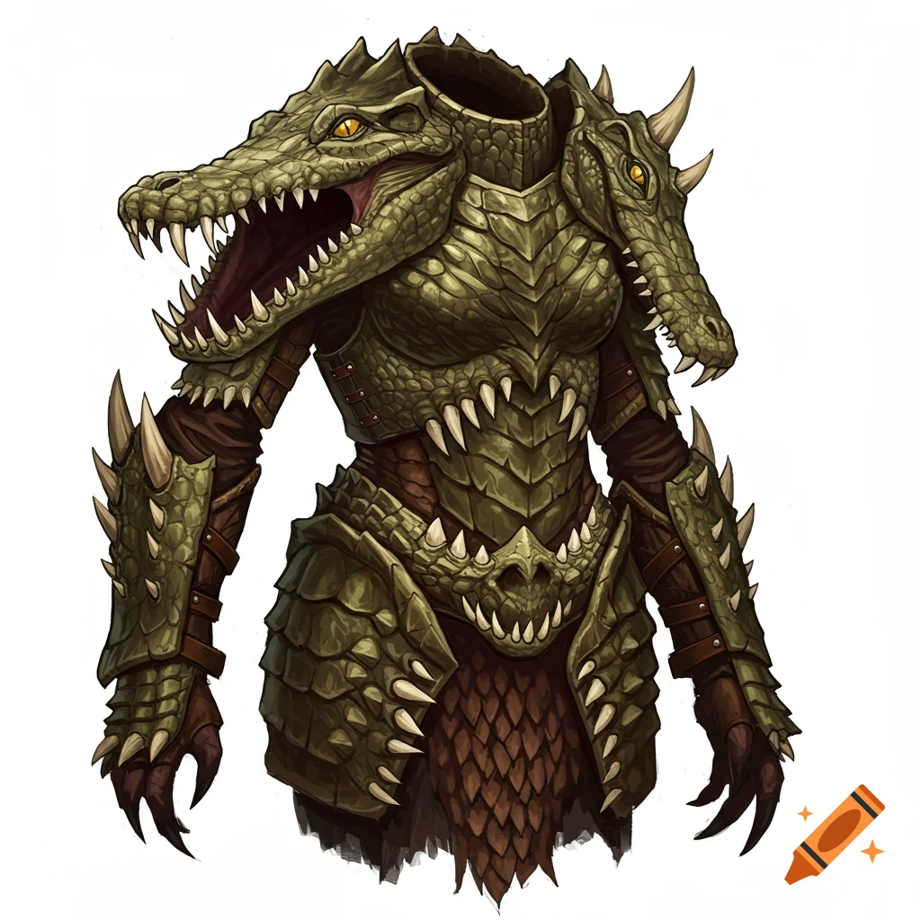 Muscular Godzilla made of titanium on Craiyon