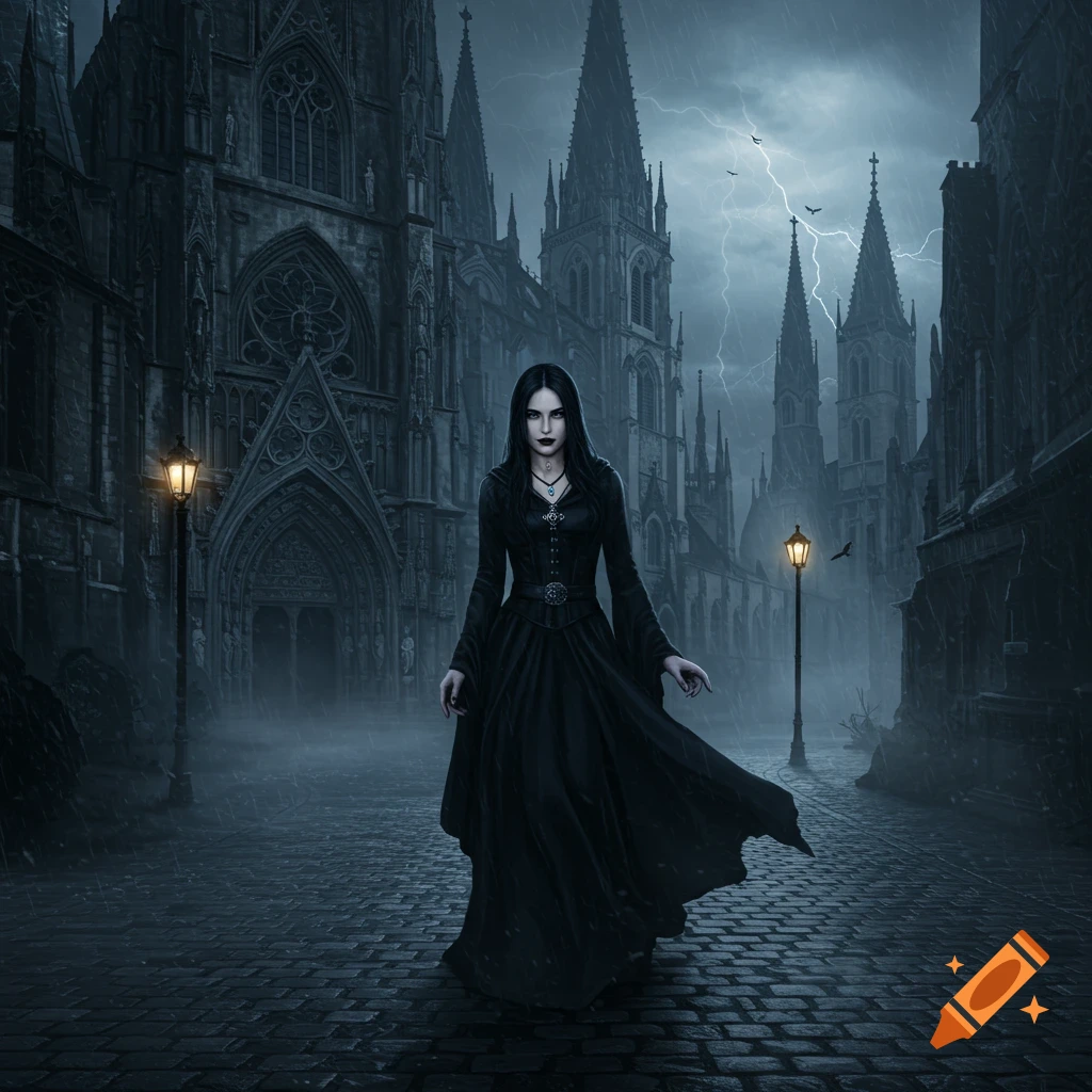 Ballerina in futuristic dark city in Giger style on Craiyon