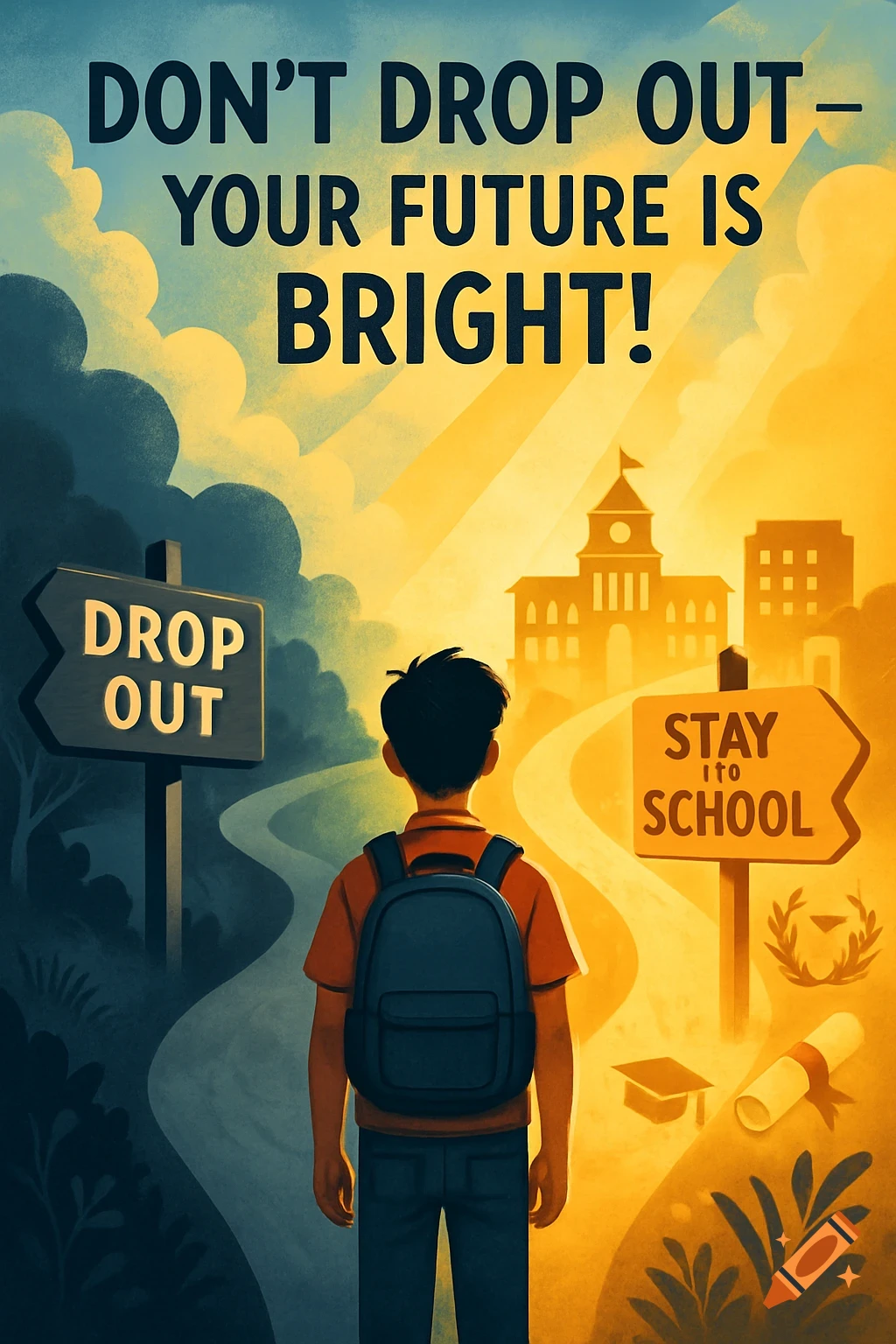 Drop+dwon+sign+banner created on Craiyon