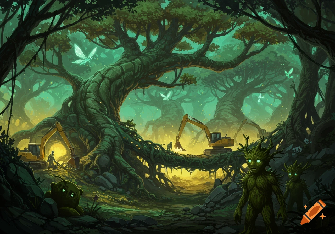 Forest+full+art created on Craiyon