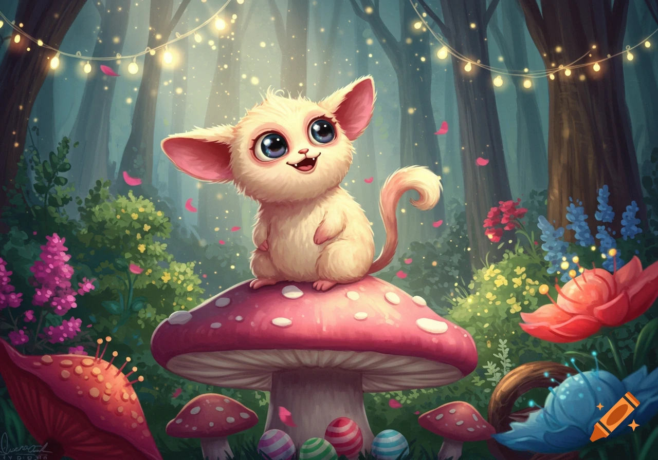 A cute mouse wearing a pink and purple princess gown and a yellow ...