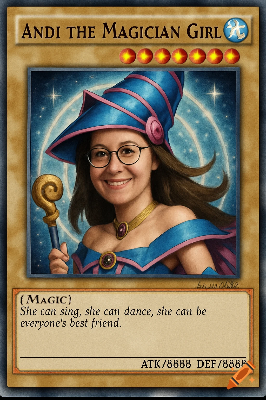 Yu Gi Oh Card created on Craiyon