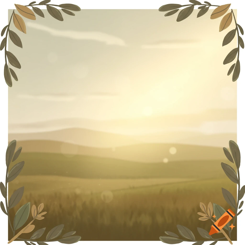 Vintage watercolor illustration of a desert landscape on coffee-stained ...