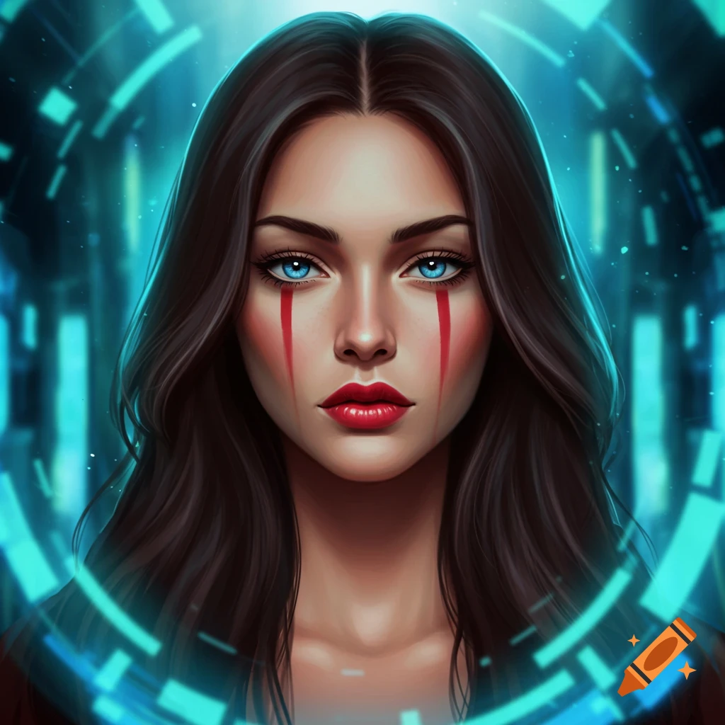 Avatar+girl+redx created on Craiyon